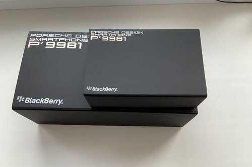 Blackberry Porsche Design P9981 Black