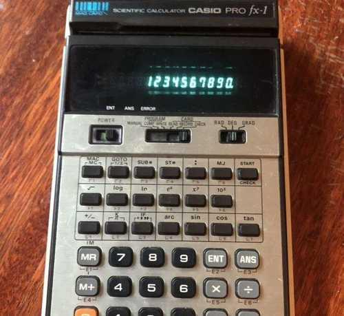 Калькулятор casio fx-1