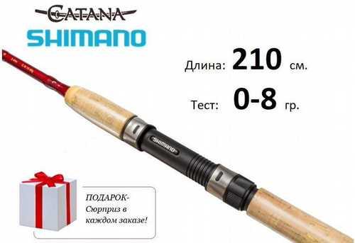 Спиннинг Shimano Catana 210 тест 0-8