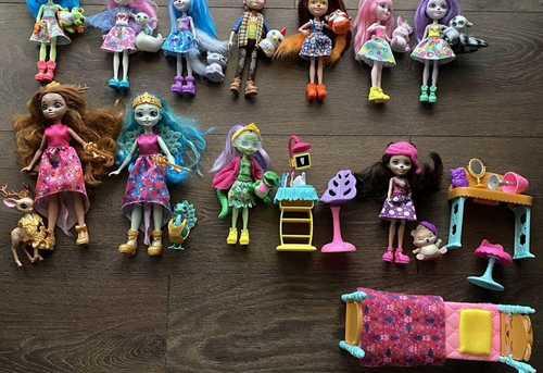 Enchantimals куклы и наборы, королевы