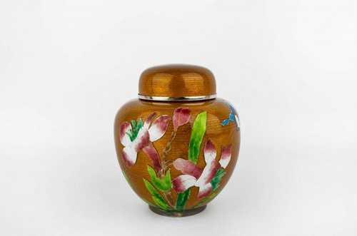 Старинная чайница, Япония, клуазоне, 1950-1960 гг