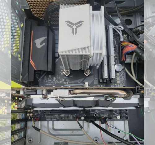 Комплект материнская плата B550m aorus elite и Ryz