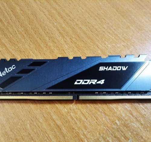 Оперативная память ddr4 Netac Shadow 16GB 3200MHz