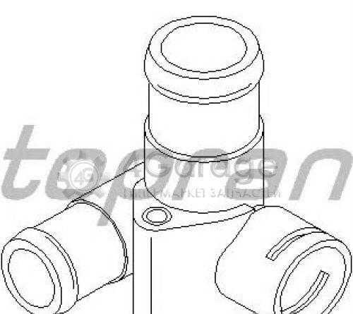 Фланец audi 80 B4/A4/A6 VW passat B5 1,9 TDI