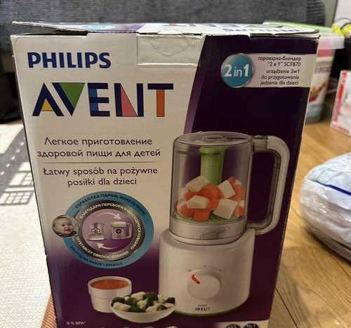 Пароварка блендер philips avent 2 в 1