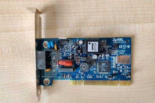 Модем Zyxel omni 56k pci plus