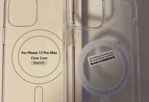 Чехол на iPhone прозрачный Magsafe clear case