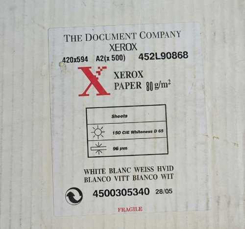 Бумага Xerox 452L90868