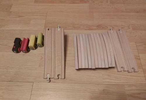 Железная деревянная дорога IKEA лиллабу 300.643.59