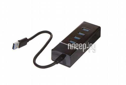 Хаб USB Perfeo PF-H031 4 Ports 3.0 Black PFC3221