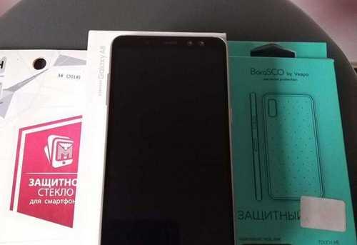 Телефон новый Samsung Galaxy A8 оригинал Ростест