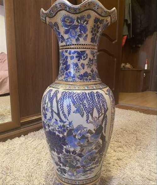 Ваза китайская напольная керамика