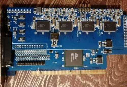 Плата видеозахвата tviss4-02 PLX PCI6154-BB66BC