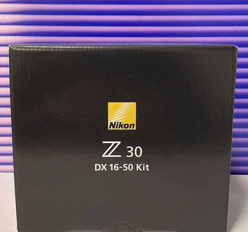 Новый Nikon Z30 kit 16-50mm f3.5-6.3 VR