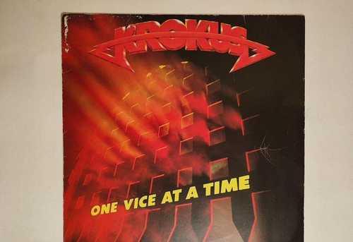 LP Krokus - One Vice AT A Time Germany Arista 1982