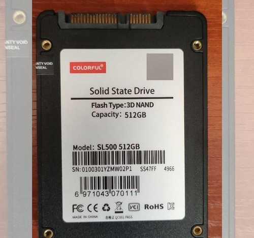 Ssd SATA 512gb