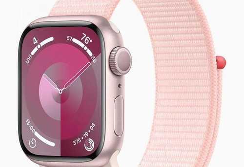 Apple Watch Series 9, 45 мм Pink Al Light Pink, Sp