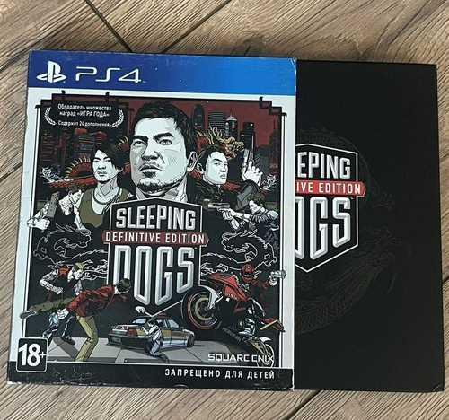 Sleeping dogs ps4 артбук+диск