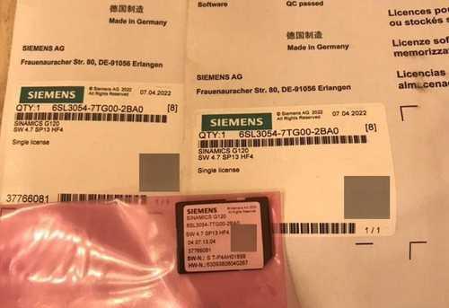 Siemens 6SL3054-7TG00-2BA0 SD карта 512 MB