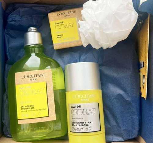 Подарочный набор мужской L'occitane Cedrat