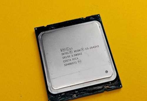 Серверный Intel xeon E5 2643V2 6 ядер 3800 мгц
