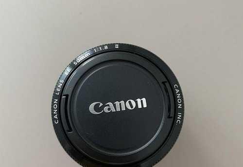 Объектив Canon Lens EF 50 mm 1:1.8 ll