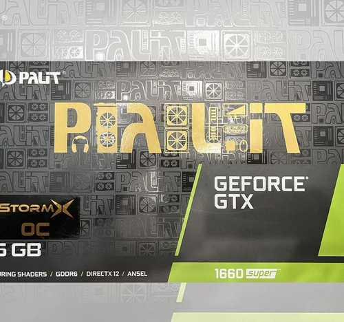 Видеокарта gtx 1660 super 6gb palit