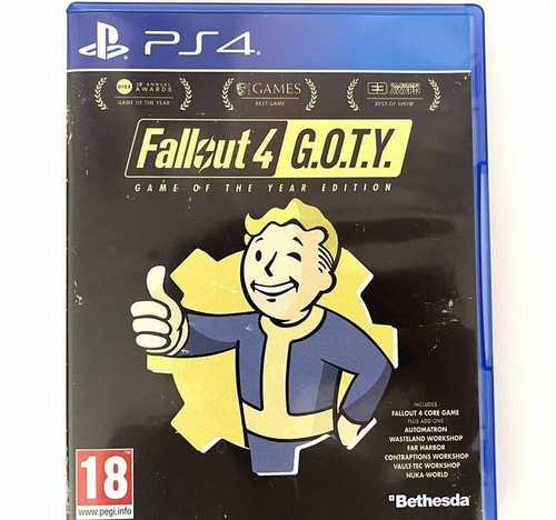 Fallout 4 goty ps4 диск