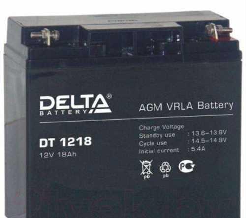 Аккумулятор Delta DT120812 Вольт, 7 Ач. Delt