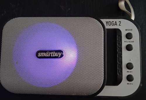 Блютуз колонка с радио smartbuy yoga 2