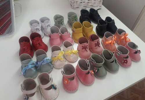 Обувь для куклы беби бон (натур.кожа)