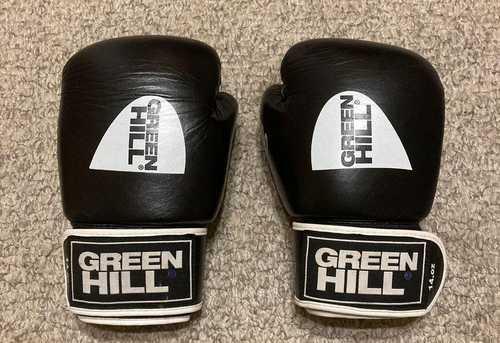 Боксерские перчатки green hill 14 oz