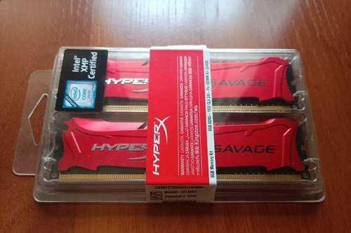 Оперативная память DDR3 2x4Gb HyperX Savage