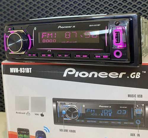 Автомагнитола pioneer 1 din с bluetooth