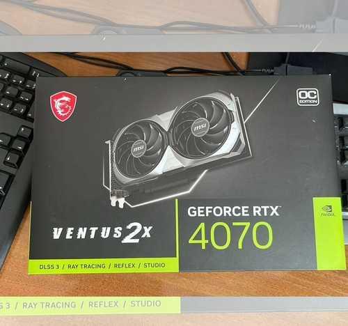 Видеокарта MSI GeForce RTX 4070 ventus 2X E 12G