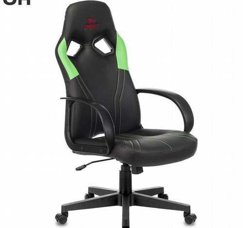 Кресло игровое Zombie Runner черное / зеленое