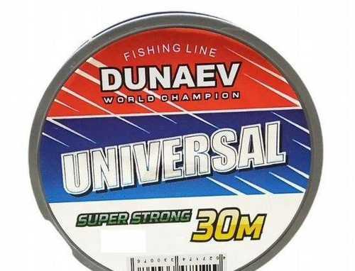 Леска монофил Dunaev Universal 30м 0.28мм 7.00кг