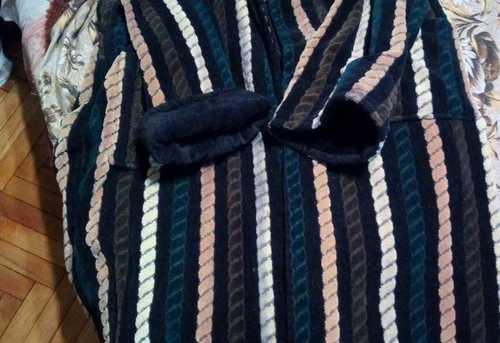 Махровый мужской халат и полотенца