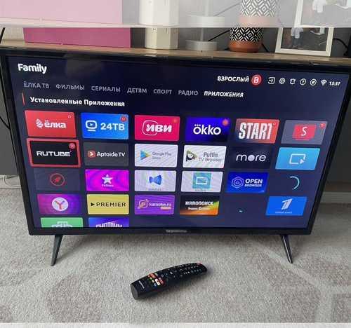 Телевизор SMART TV Wi-Fi 32 дюйма