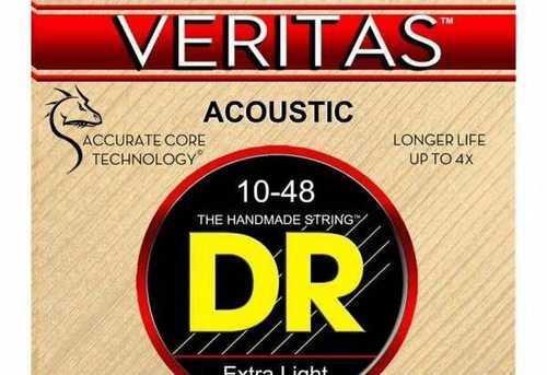 Струны для акустики 10-48 DR VTA-10 veritas