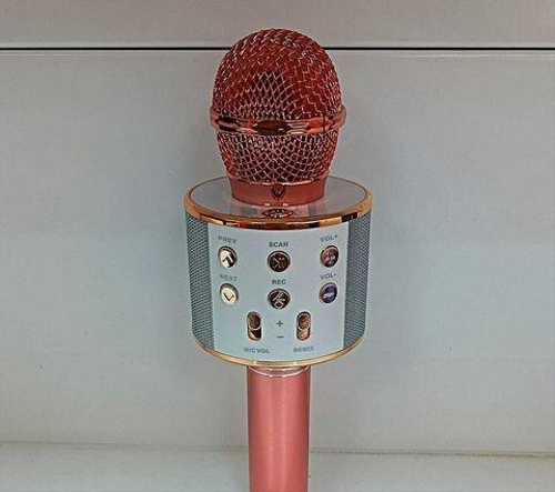 К) Микрофон Караоке Wster WS-858 Bluetooth с динам