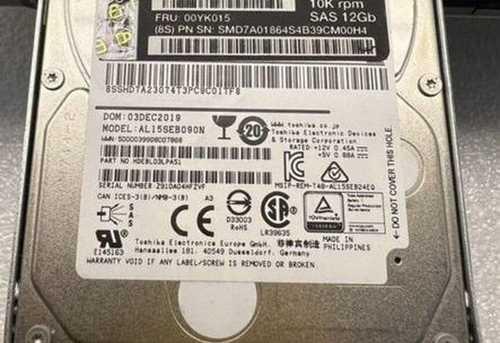 HDD SAS 900Gb 10k 00YK015 AL15SEB090N