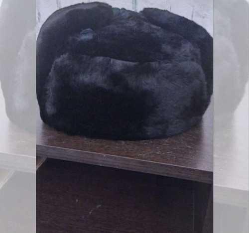 Шапка ушанка мужская из овчины