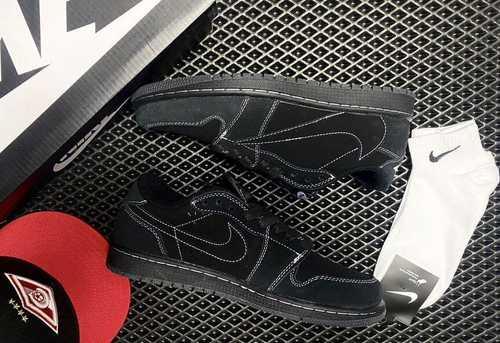 Nike Air Jordan 1 travis scott black phantom