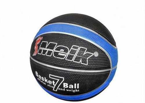 Мяч баскетбольный Meik-MK2310 черно-синий р.7