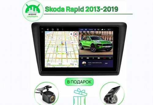 Магнитола 4.32 Skoda Rapid 2013-2019 Андроид
