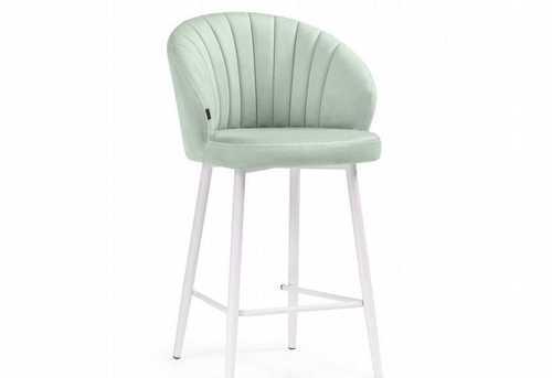 Полубарный стул Бэнбу зеленый (velutto 14) / белые