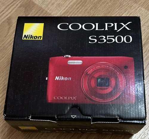 Фотоаппарат Nikon coolpix s3500 новый