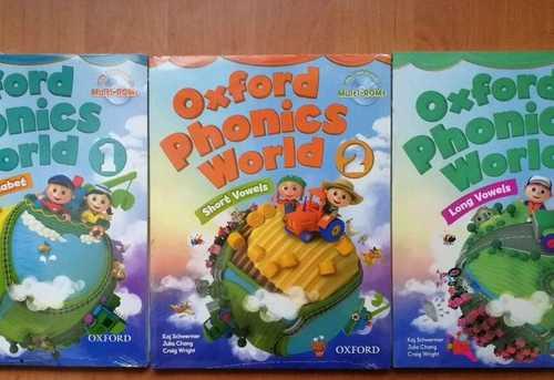 Oxford Phonics World 1, 2, 3 (комплекты новые)