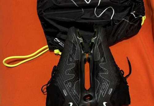 Бутсы Nike mercurial air zoom черные